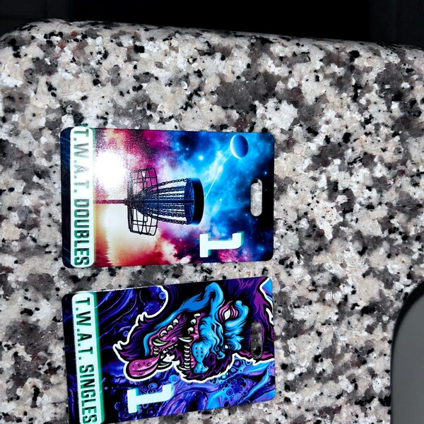 Disc Golf Bag Tags set of 4 - Etsy