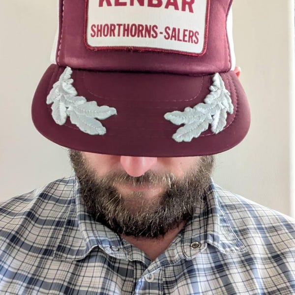 Madjack Red and White Trucker Hat - Etsy