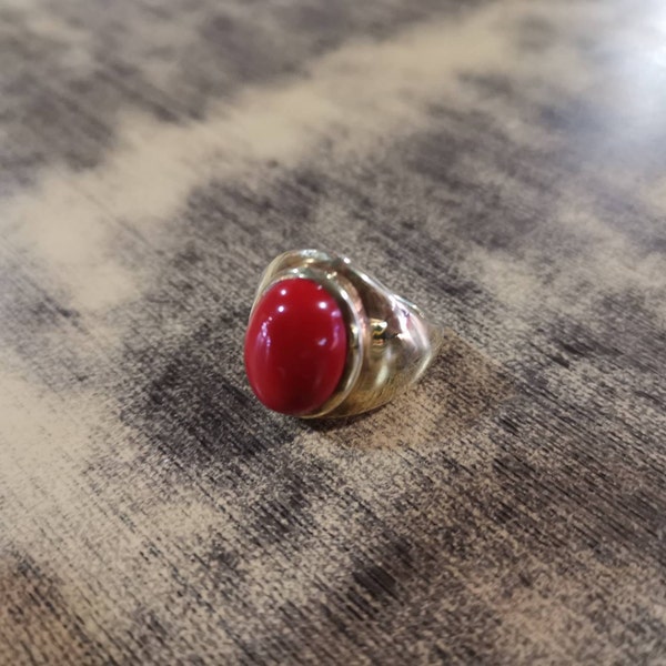 6.20 Carat Natural Ruby Ring/handmade Birthstone Ring for Men Women/925 ...