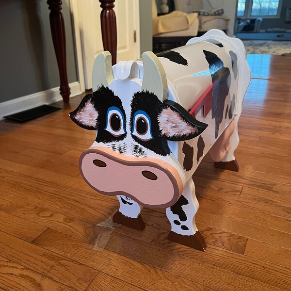 Cow Mailbox - Farm Animal Mailboxes - Etsy