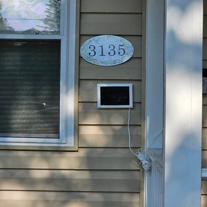 Custom House Number Arrow Sign, Personalized Address Sign With ...