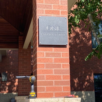 Custom Illuminated LED House Sign Modern LED House Number - Etsy