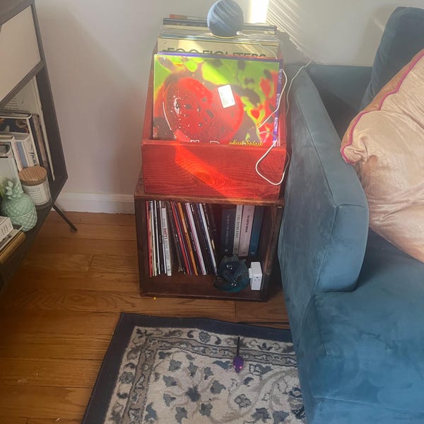 Vinyl Record Storage Cube | Stackable Record Crate | Record Player ...