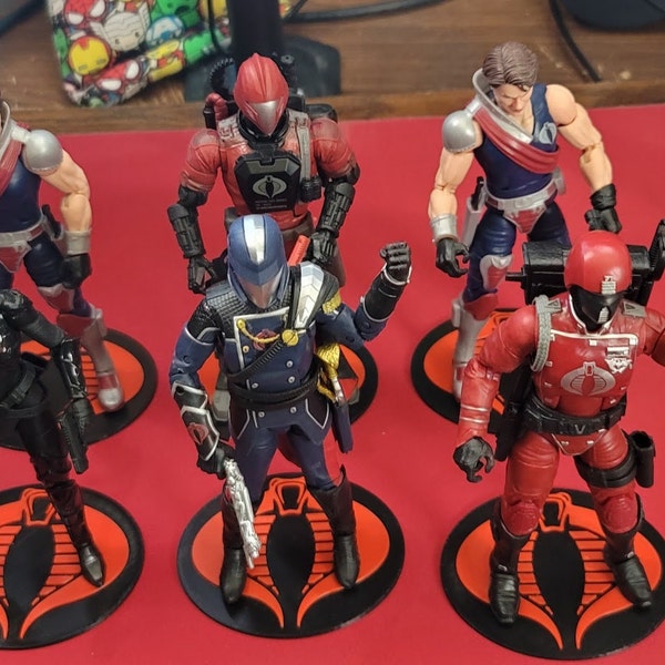 G.I. Joe Classified Compatible Figure Stands - GI Joe and Cobra Highly ...