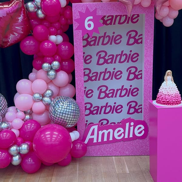 6ft High Life Size Barbie Box Prop Events Signage Selfie Signs Barbie ...