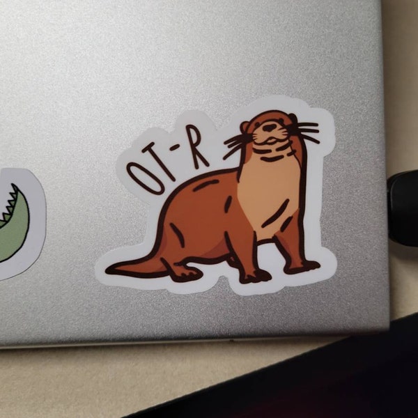 Get a Grip Sticker, Water Resist Punny Occupational Therapy Laptop and ...
