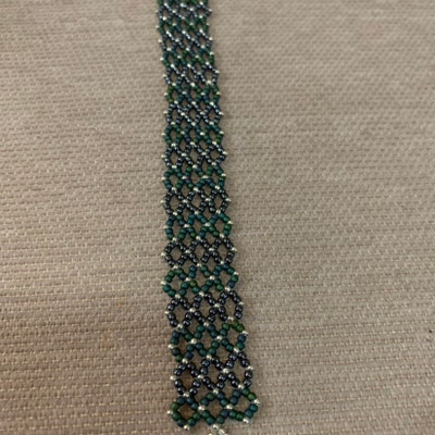 Peyote Stitch Pattern Seed Bead Patterns Necklace Tutorial Beading ...