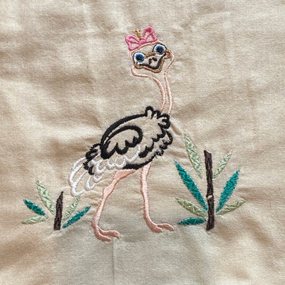 Cute Baby Emu Digital Machine Embroidery Design Nursery Baby - Etsy