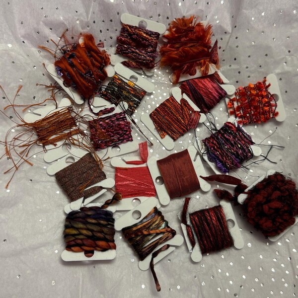 The Devil Made Me Do It Elements 16x1 16yd Fiber Art Yarn Bundle . Wool ...