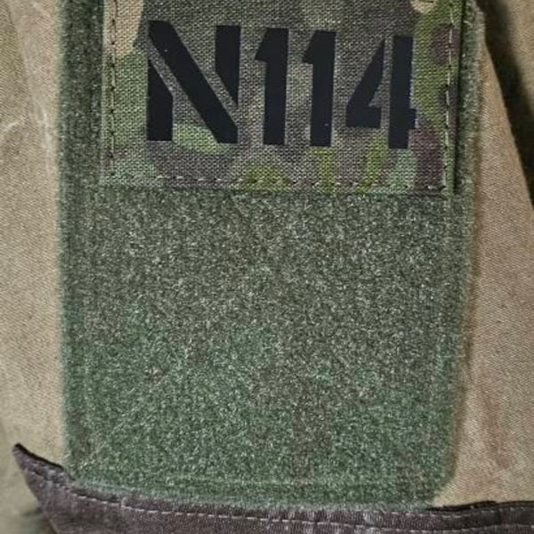 Skeleton Shaka Hang Loose Patch IR Combat ID Patch Military Patch ...