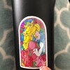 Princess Peach Stained Glass Window Holographic Sticker - Etsy