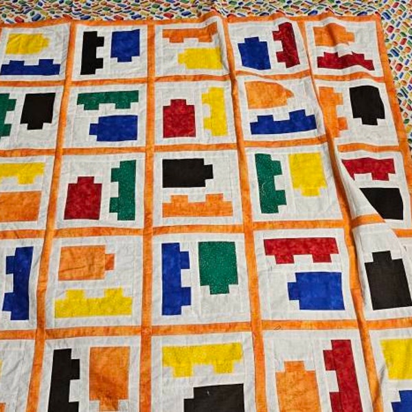 Building Blocks Quilt Pattern - Etsy