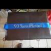 90 Years Blessed Sash 90th Birthday Sash 90th Birthday Party 90 and ...