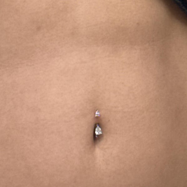 14G Belly Button Clicker/minimalist Navel Jewelry/belly Hoop/hinged ...