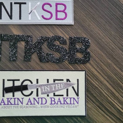 Black Rhinestone Iron on Letter Patch Applique Single Individual ...