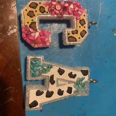 Alphabet Letters Freshie Vent Clips Silcone Mold for Car Freshies ...