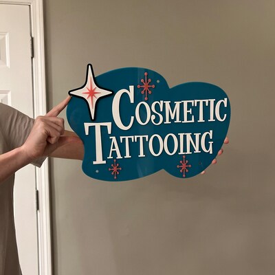 MCM Custom Name Sign Custom House Sign Last Name Acrylic House Sign Mid ...