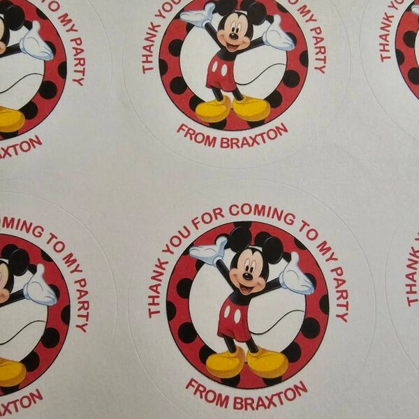 24 X Personalised Gabbys Dollhouse Birthday Party/sweet Cone Stickers ...