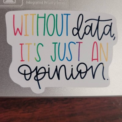 Data Sticker Laptop Sticker Teacher Sticker Special Education Teacher ...