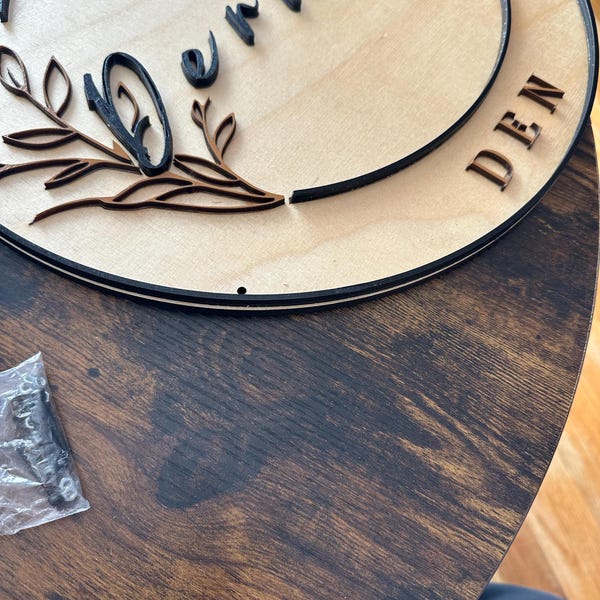 Custom Logo Sign, 3D Round Logo Sign, Custom Logo Sign, Custom Wood ...