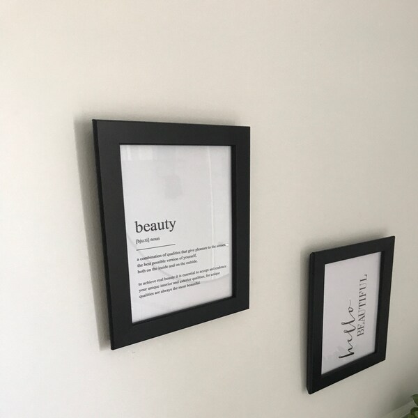 Beauty Definition Print, Quote Print, Definition Print, Beauty, Wall ...