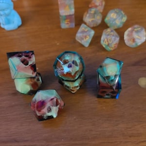 Dice Set Skull Sharp Edge, D&D Dice Set for Dungeons and Dragons D and ...