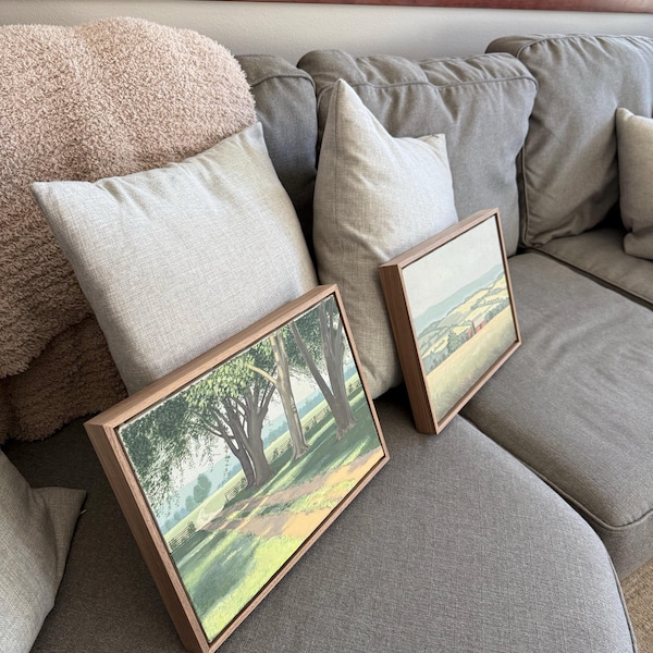 Custom Size Frame 1.5" Deep | Custom Wood Floating Frame for 1 1/2 ...