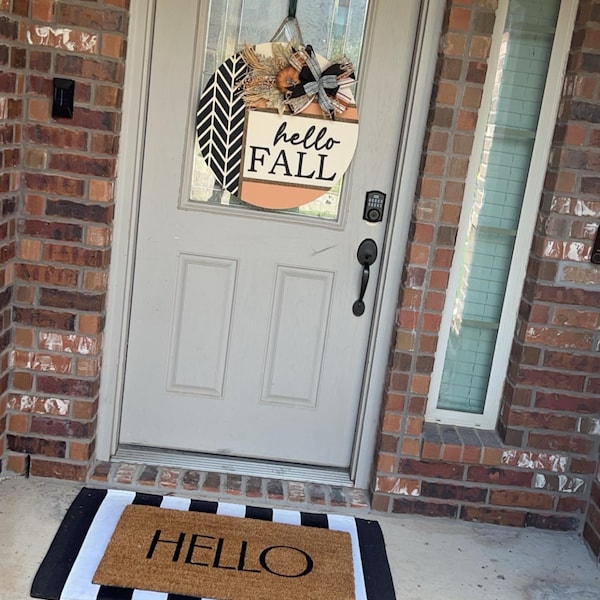 Fall Porch Sign, Fall Welcome Porch Sign, Happy Fall Yall Welcome Porch ...