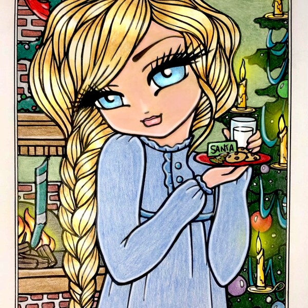PDF DIGITAL Whimsy Girls Through the Decades Coloring Book Hannah Lynn ...