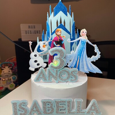 Frozen Castle SVG File for Cake Topper or Party Decorations - Etsy