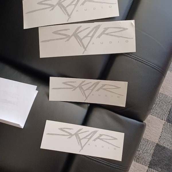 2 SKAR Audio Decals Car Audio Truck SUV Sound Sticker Logo - Etsy