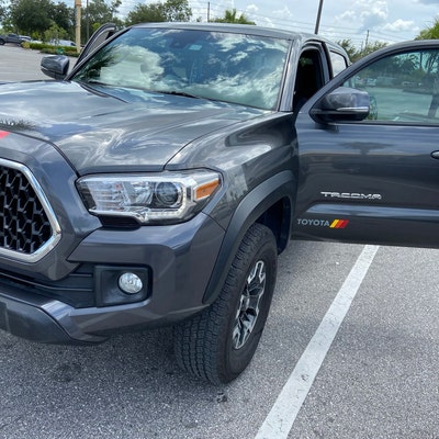 Retro Stripes 70's 80's Bedside 2 Decals Size: 11.6w X 1.9h for Toyota ...