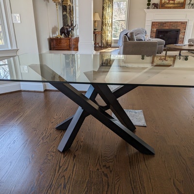 Metal Table Legs Industrial X-frame Style Any Size and - Etsy