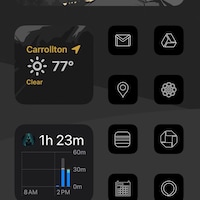 Black Edition App Icons Pack für iPhone iOS, Minimal Black App Icon ...