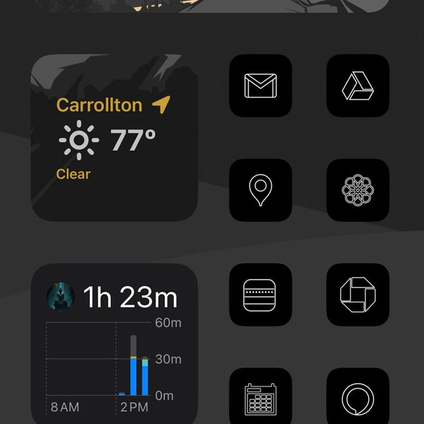 Black Edition App Icons Pack for iPhone Ios, Minimal Black App Icon ... Black Edition App Icons Pack for iPhone Ios, Minimal Black App Icon ...