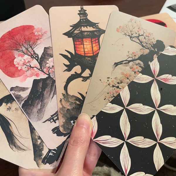 Vintage Tarot Deck, Japanese Art Deck, Tarot Cards, Sumie Art, Tarot ...