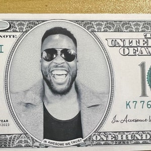 Personalized 100 Dollar Bill Prints, Perfect for the Bride, Birthday ...