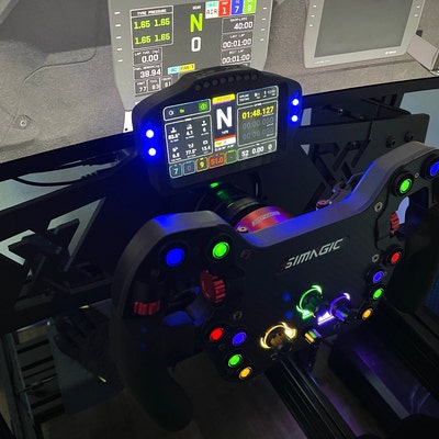 Sim Racing Dashboard Touchscreen Display Leds RPM Simhub, PSR GT 5.0 ...