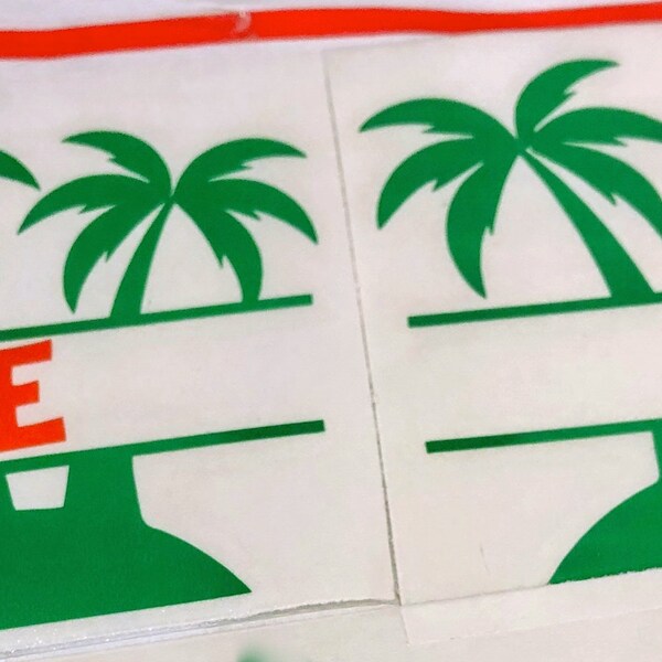 Palm Tree Decal for Tumbler, Palm Tree Yeti Sticker, Palm Tree Yeti Cup ...