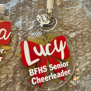Cheer Bag Tag / Keychain - Etsy