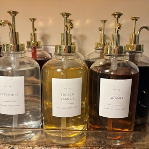 Soap Labels Custom Home Label for Hand Soap Decal Custom Labels ...