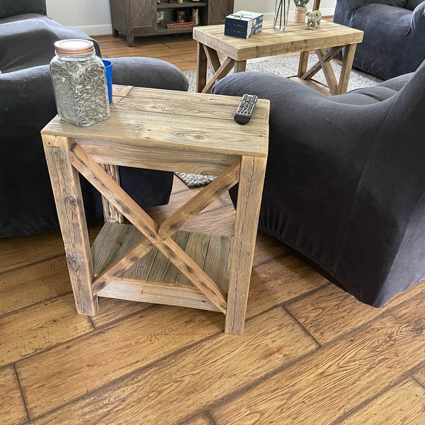 X-back End Table - Etsy