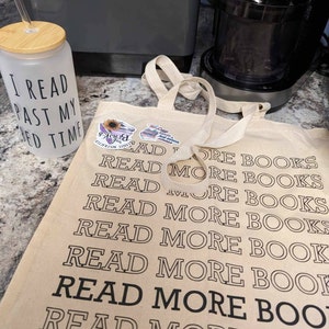 Life is Short, Buy the Books Tote Readers Tote Bookish Booklover Book ...