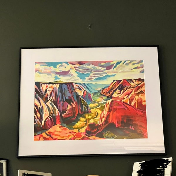 San Antonio, Texas Wall Art of Riverwalk, Unframed Print by Maria ...