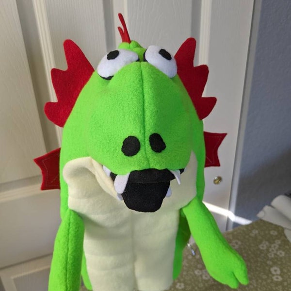 Dragon Puppet Sewing Pattern - Etsy