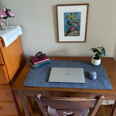 Felt Desk Pad, Custom Felt Desk Mat, Office Desk Accessories, Large ...