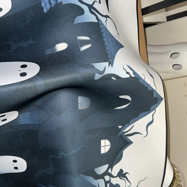 Neon Skull Desk Mat, Psychedelic Office Decor, Cool Monster Desk Pad ...