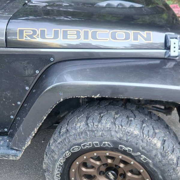 Customizable JL/JT Hood Lettering Decals - Pair - Etsy