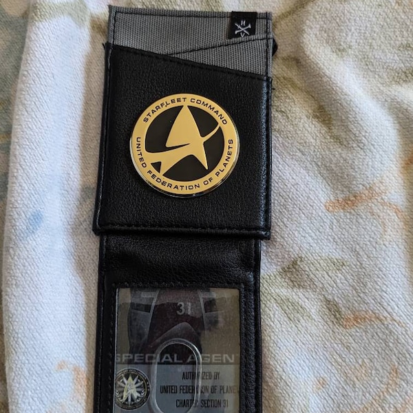Star Trek Section 31 Starfleet Intelligence DS9 ID Badge Name Tag Card ...