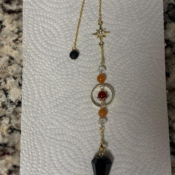 Customize Your Pendulum, Crystal Pendulum, Healing Dowsing Crystal ...